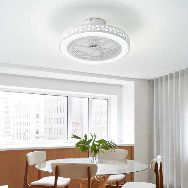 LMISQ 20’’ Ceiling Fan With Led Lights And Remote Control Reversible ...